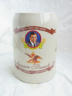 1991 ANHEUSER BUSCH CS174 POST CONVENTION 🍺AUGUST A BUSCH III STEIN 5TH ...