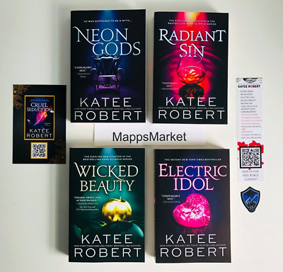 SIGNED Neon Gods, Radiant Sin, Wicked Beauty & Electric Idol by KATEE ...
