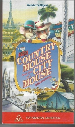 THE COUNTRY MOUSE AND THE CITY MOUSE ADVENTURES : Volume 1 (Vhs Video ...