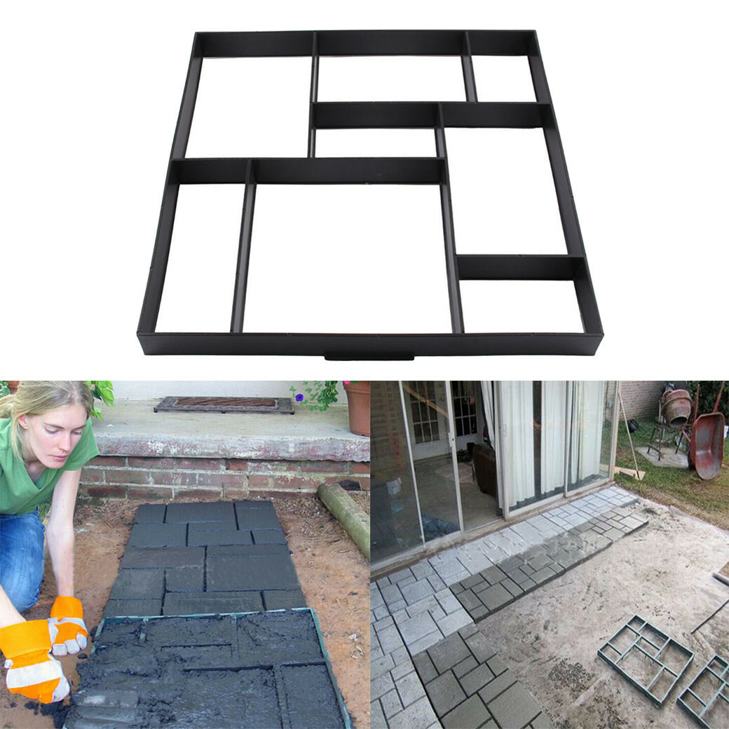 Diy Pavement Mold Garden Path Maker Mold Concrete Stepping