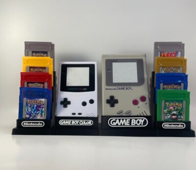 Multiple Game Boy Consoles and 18 Games- DISPLAY ONLY (Customize Colors ...