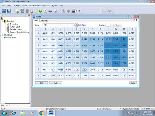 Laptop Equiped with Agilent Biotek Gen5 V 3.11 Software for Microplate ...