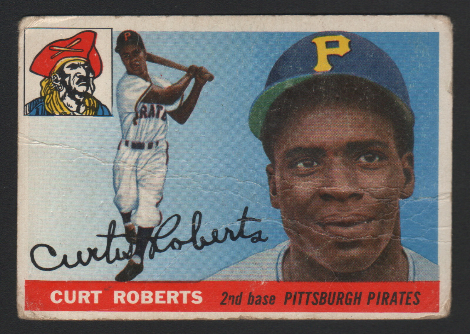 1955 Topps Baseball - CURT ROBERTS - #107, PITTSBURGH PIRATES | eBay