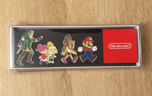 Nintendo Store Pin set Zelda, Mario, Animal Crossing, Splatoon, JAPAN ...