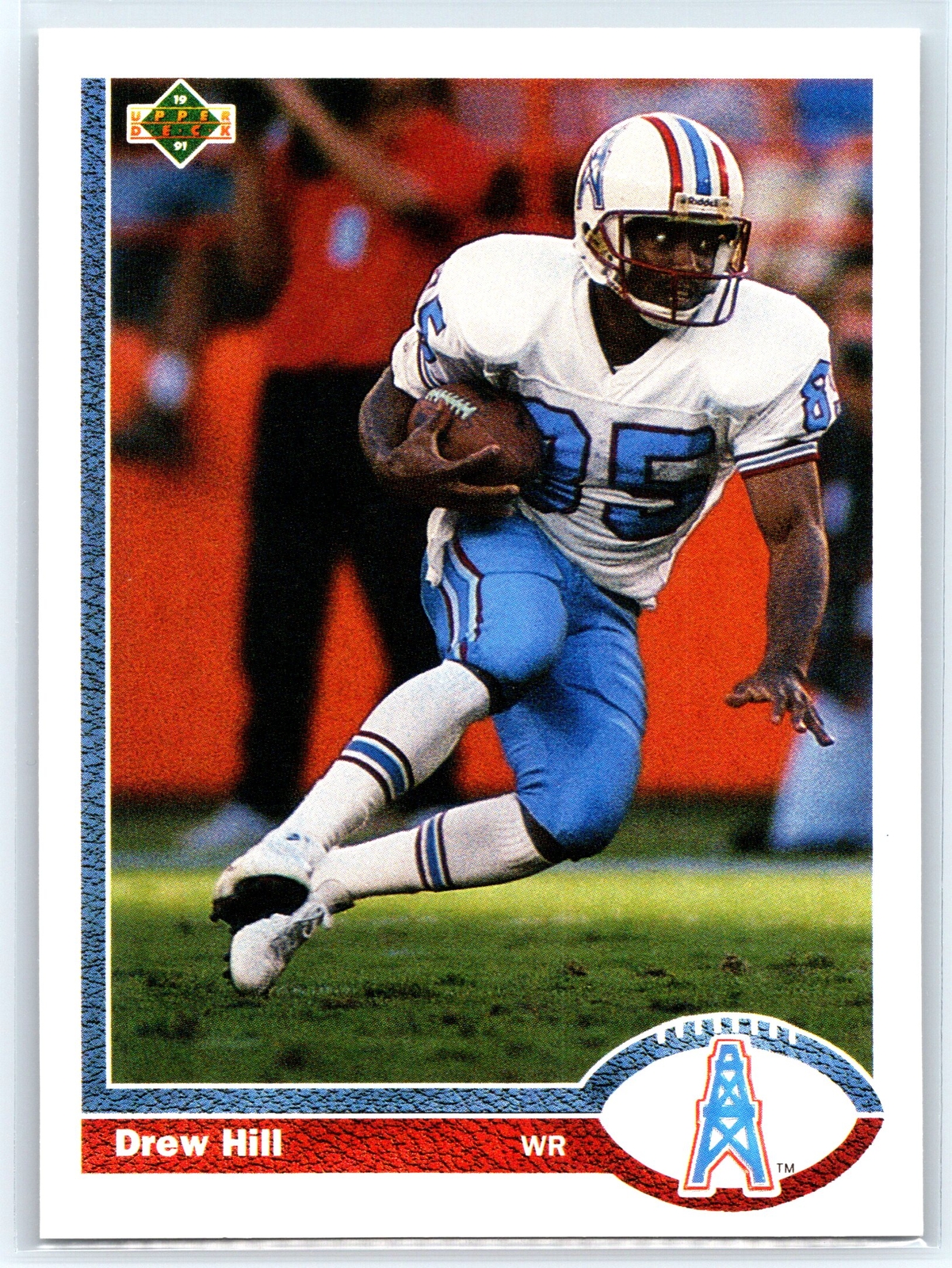 1991 Upper Deck #260 Drew Hill Football Houston Oilers | eBay