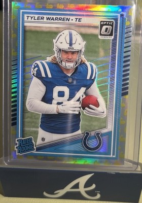 2025 Panini Donruss Optic Tyler Warren Flex 💪 Emoji Rated Rookie Colts ...