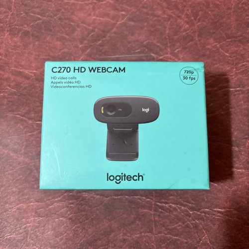 Logitech C270 HD Webcam Black 720p BRAND NEW SEALED 97855070739| eBay