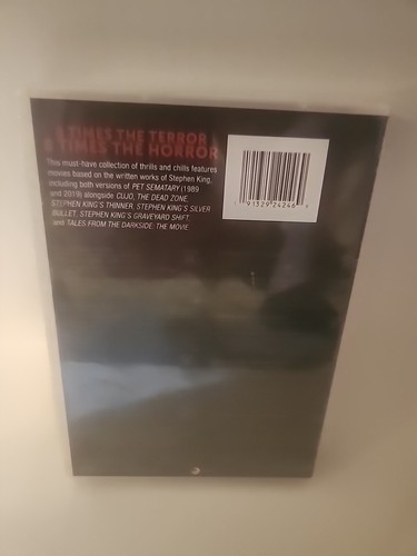 Stephen King 8-Movie Collection DVD Hologram Cover Silver Bullet Cujo ...