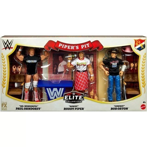 WWE Elite Collection Piper's Pit 3-Pack Action Figure Exclusive PRESALE ...