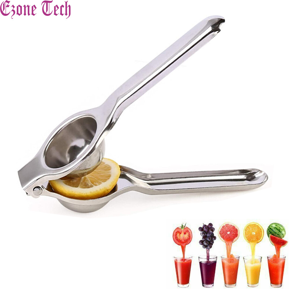 Branded Stainless Steel Lemon Orange Lime Juicer Squeezer Hand Press ...