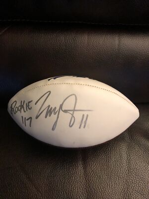 zay Jones rookie 2017 autograph football Perfect gift for Christmas ...