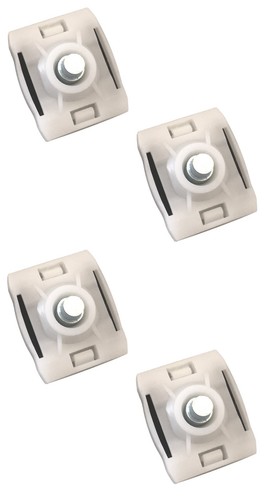 4 x Window Regulator Sliding Roller Retainer Clip for 1981 - 1995 ...