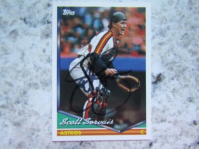 Astros Scott Servais Signed Autographed 1994 Topps Mint | eBay