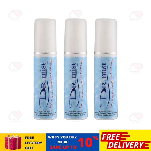 Dr Mist Natural Aluminum Free Deodorant Spray Removes Body Odor 75ml X ...