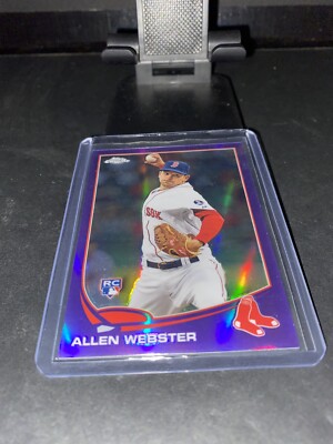 2013 Topps Chrome Refractor #112 Allen Webster RC | eBay
