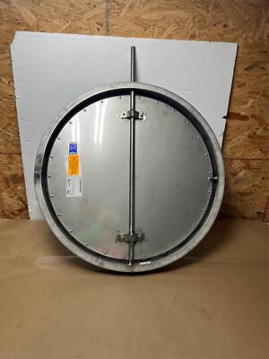Ruskin CDR25 Stainless Steel Round Control Single Blade Damper 24" | eBay
