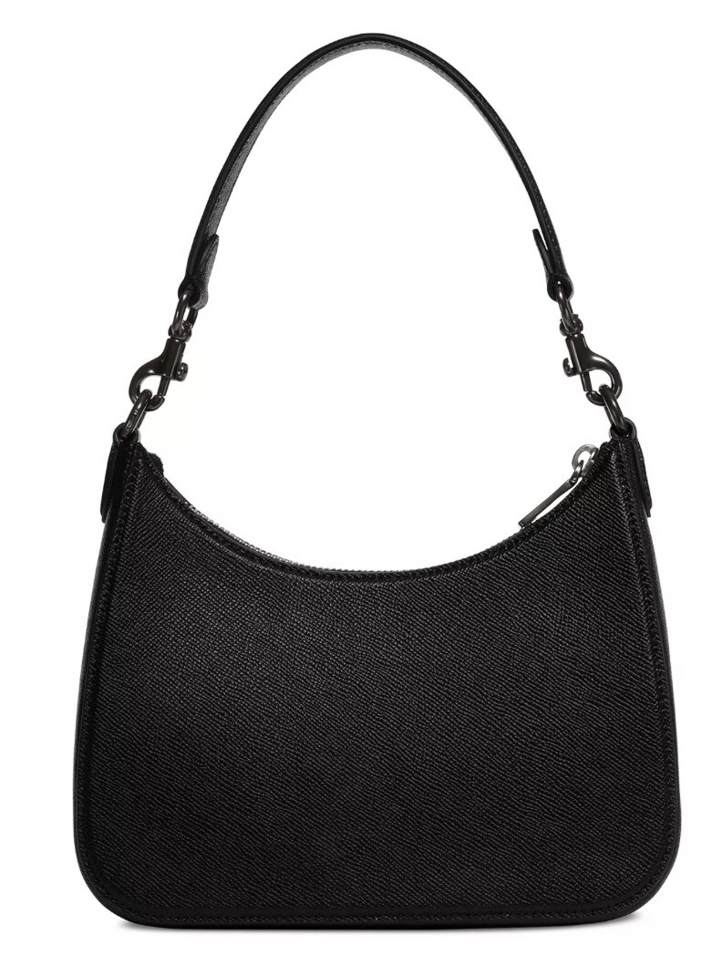 COACH Signature Coated Canvas Solid Black Crossbody CJ842 Original Packaging | eBay