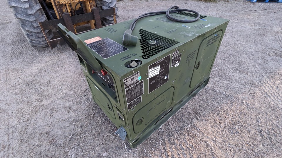 MEP-1040 AMMPS 10kW Military Diesel Generator Yanmar 4TNV84T Load Bank ...