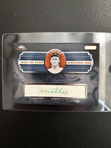 2025 Jersey Fusion Americana Edition - A Handwritten Word From Ty Cobb ...