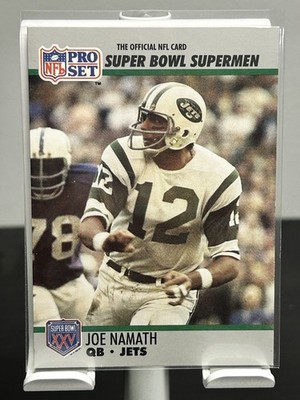 1990-91 Pro Set Super Bowl XXV Silver Anniversary Commemorative #34 Joe ...