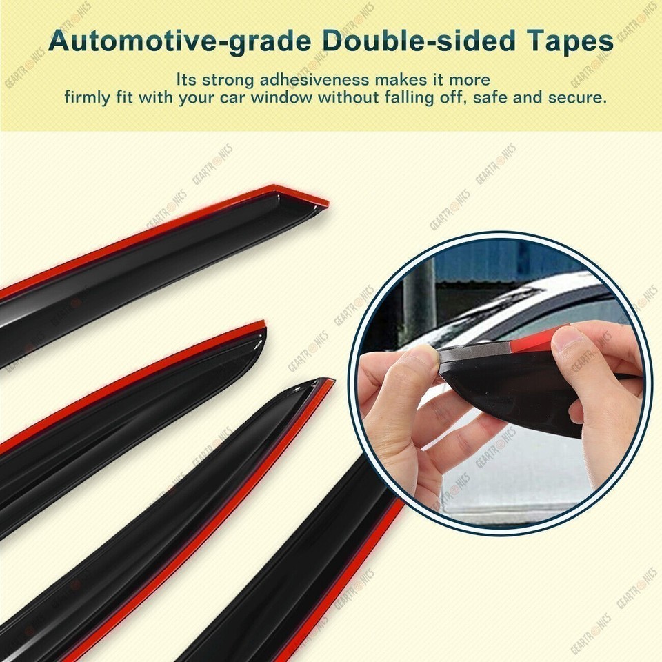 For Chevy Cruze 2011-2015 Windows Rain Guards Visor Wind Deflectors ...