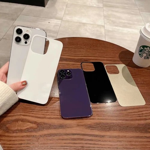 Tempered Glass Back Rear Screen Protector for iPhone 15 14 Plus 13 12 ...