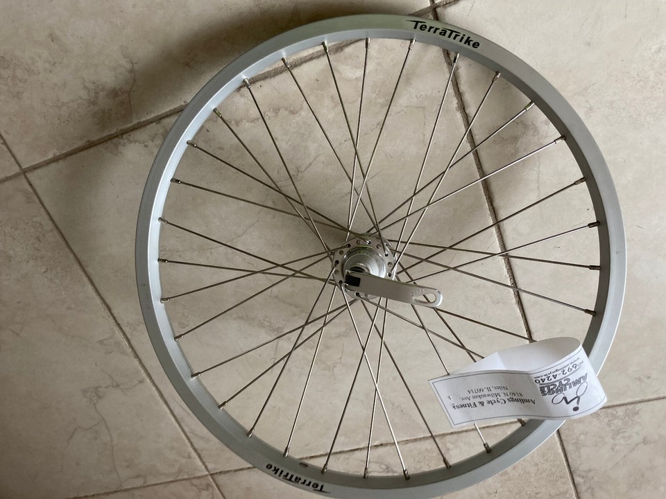 CARTRIDGE BEARING recumbent trike rear wheel 20" ISO 406 NEW TerraTrike ...