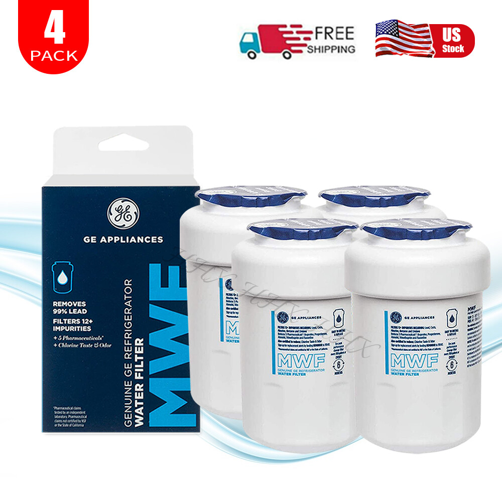 1/2/3/4 Pack GE MWF New Sealed GWF 46-9991 MWFP Smartwater Fridge Water ...