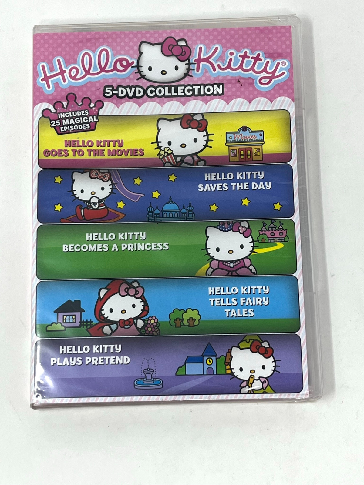 MGM KIDS HELLO KITTY - 5 DVD COLLECTION -25 MAGICAL EPISODES - NEW ...