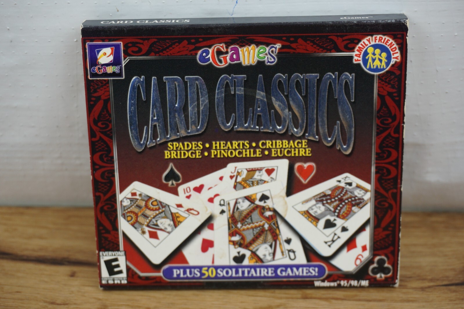 egames card classics + 50 solitaire games pc video game Windows 95/98 ...