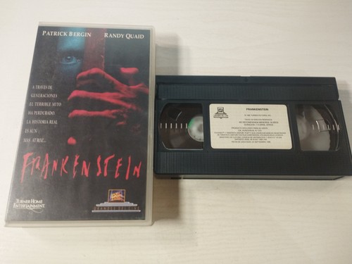 Frankenstein Patrick Bergin Randy Quaid Terror 1993 - VHS Tape Spanish ...