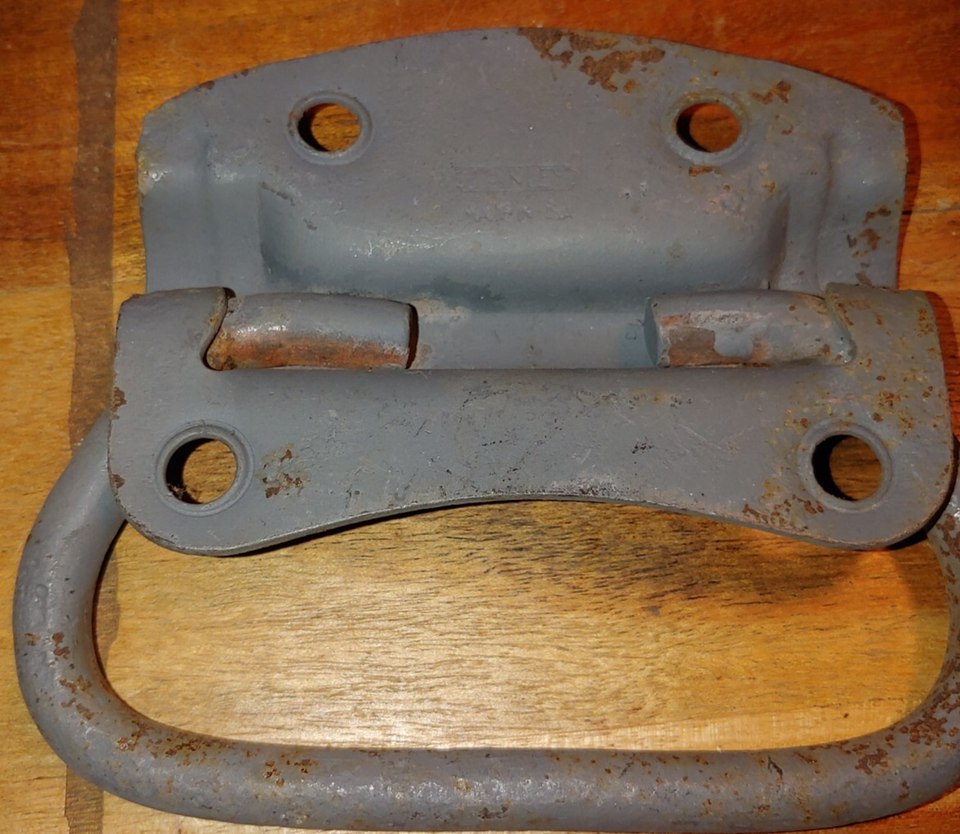 Vintage Stanley Tool Box Chest Crate D Drop H Duty Handles Steel | eBay