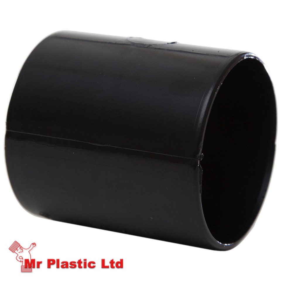 Polypipe 50mm Solvent Weld Waste Pipe Fittings in Black (actual size ...