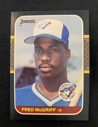 1987 Donruss Fred Mcgriff #621 Toronto Blue Jays Baseball Rookie Card ...