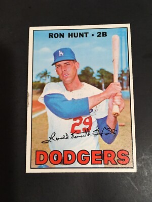 1967 TOPPS RON HUNT, #525, NM (Free Shipping On Any 3!) | eBay