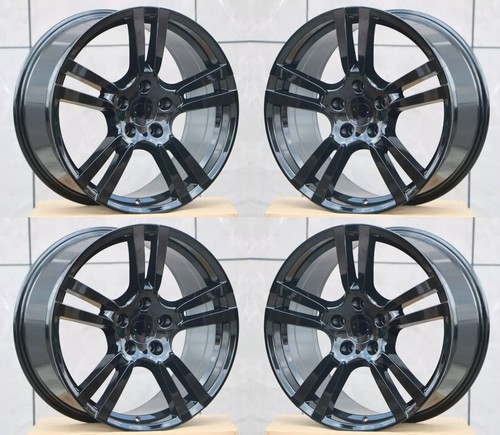 20" Wheels For Porsche Panamera 20x9.5/20x11 Gloss Black Turbo Style ...