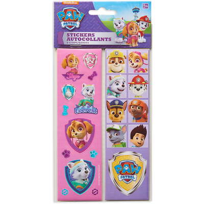 American Greetings Nickelodeon Pink PAW PATROL Girl's Stickers - 8 ...