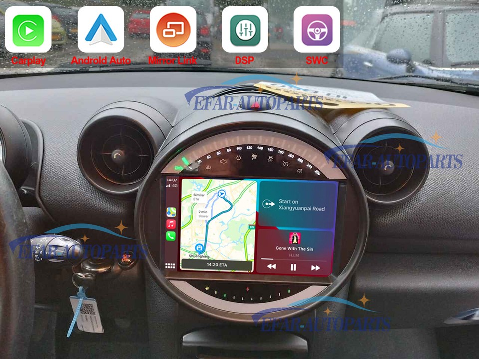 For Mini Cooper Countryman Paceman Android 13 Carplay Car Radio Stereo ...