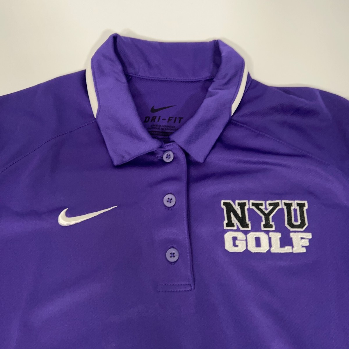 Nyu Polo Shirts NYU Violets Cutter & Buck Pike Constellation Print