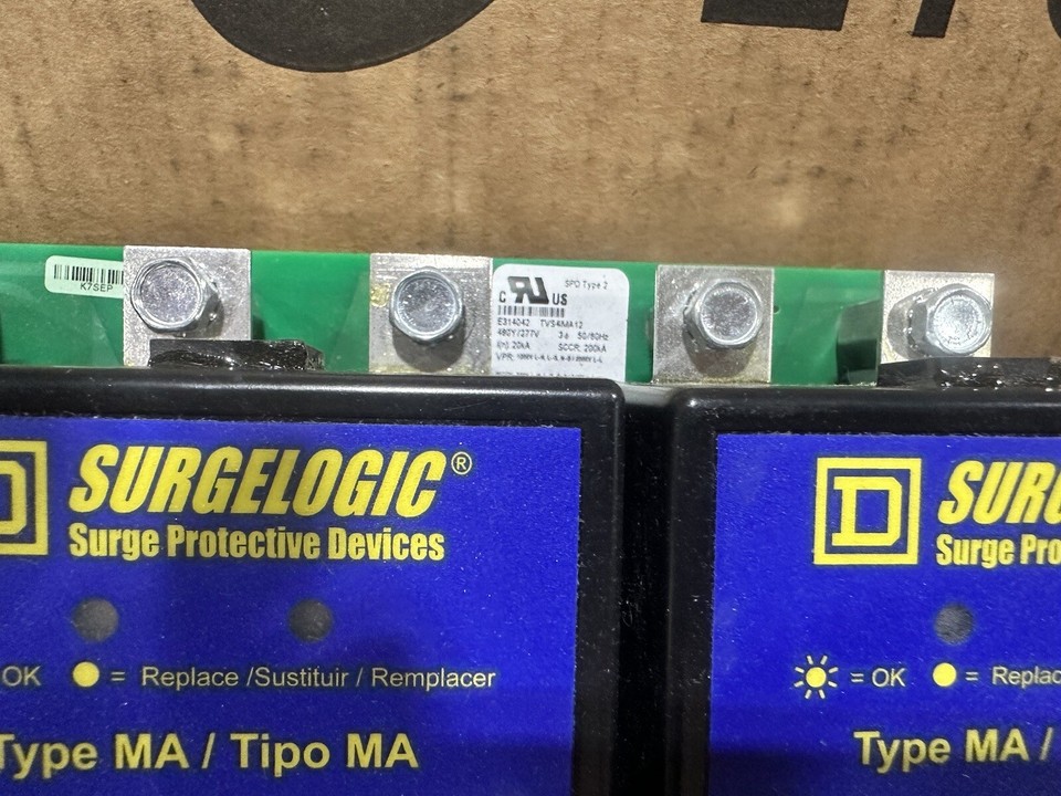 Square D Surgelogic MA41MA12 Three Phase Surge Protector | eBay
