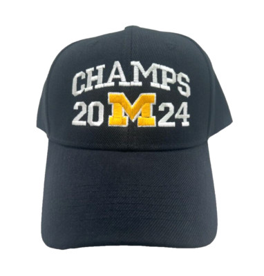 Michigan Champs Embroidered Hat Adjustable Back | eBay