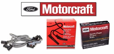 Motorcraft WR6068 Spark Plug Wire Set & 6 Motorocraft Plugs SP432 /500 ...