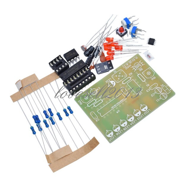 Light control flow lamp DIY kit electronic skills CD4017 light control ...