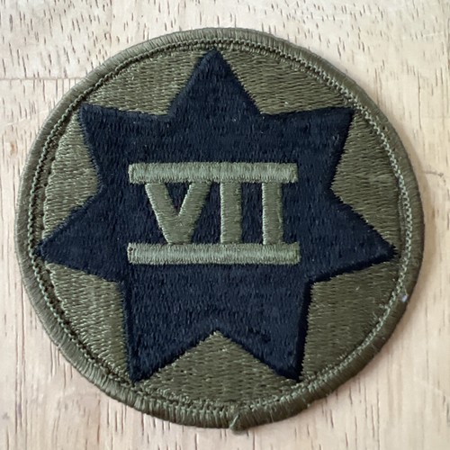 VII 7th Corps U.S. Army Shoulder Patch | eBay