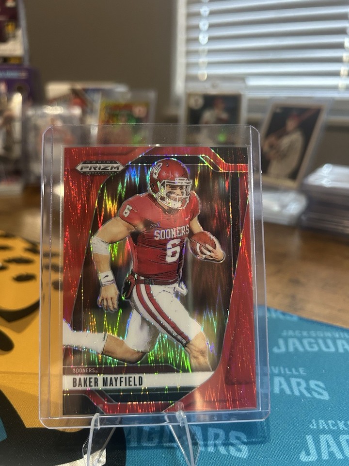Panini Prizm Draft Picks Baker Mayfield Oklahoma Sooners 2025 Serial ...