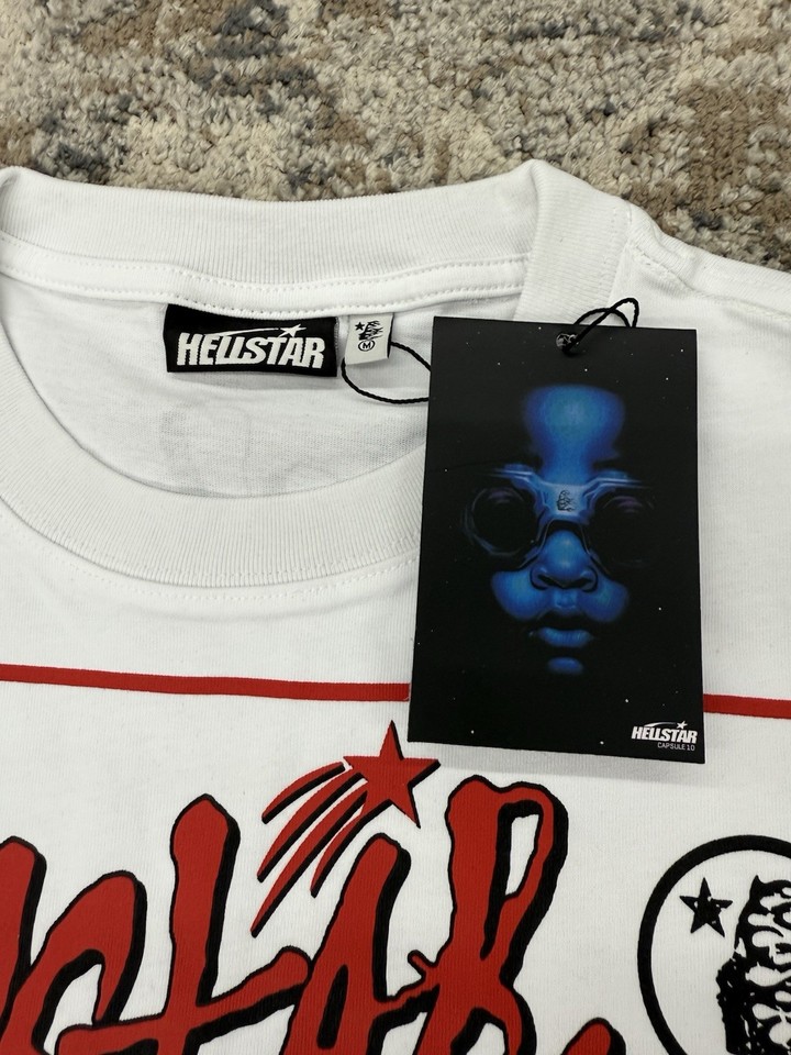 Hellstar Records White Tee Available In All Sizes! | eBay