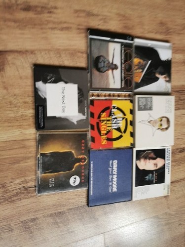 Rock CD Job Lot Bowie Clash Gary Moore Elton Neil Young Ozzy Dylan J ...