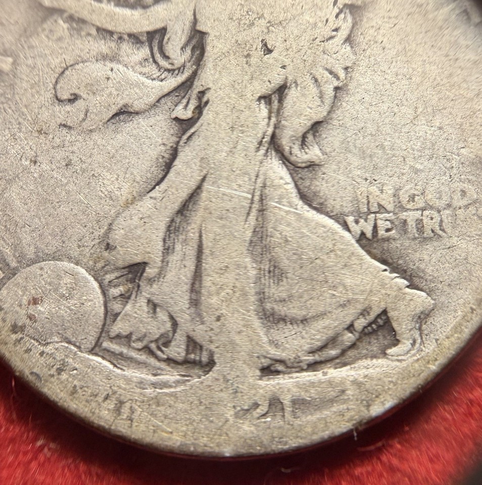 Lot 3 Key Walking Liberty Half Dollars 1921 P 1921 D 1921 S 90% Silver ...