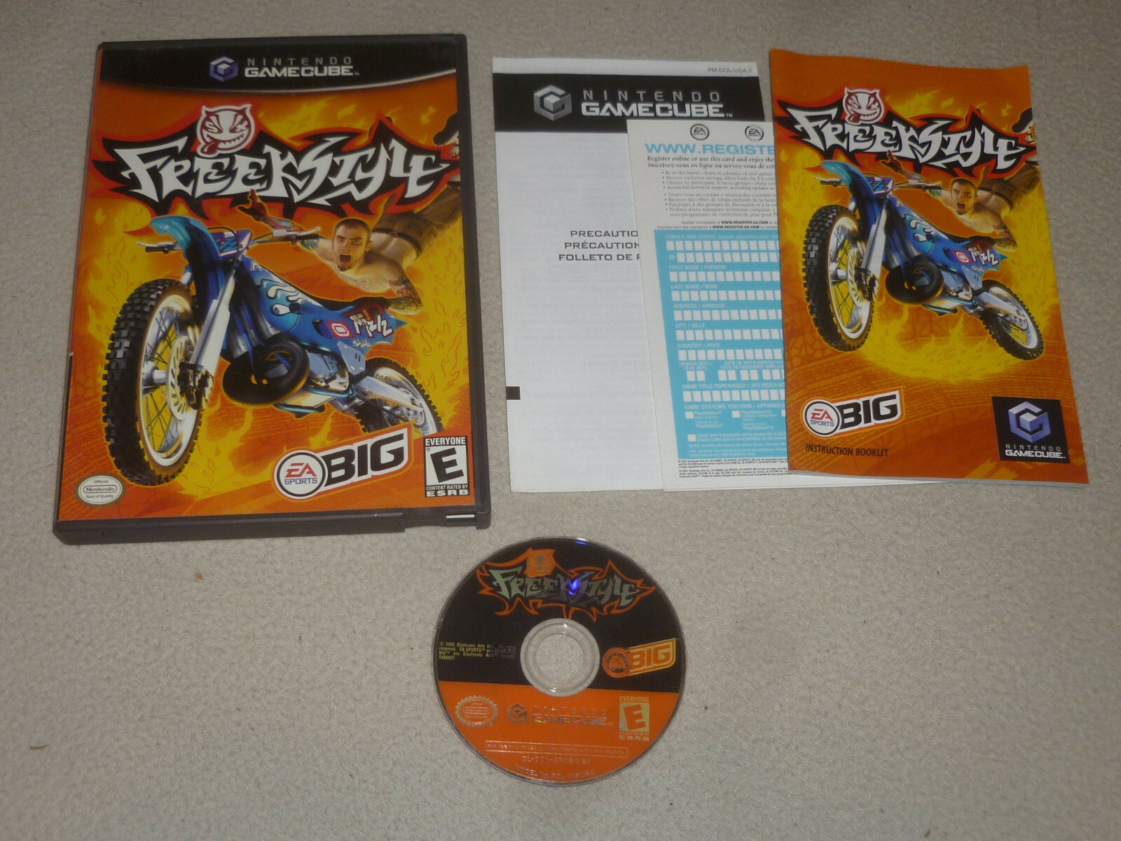NINTENDO GAMECUBE GAME FREESTYLE COMPLETE W CASE & MANUAL EA SPORTS | eBay