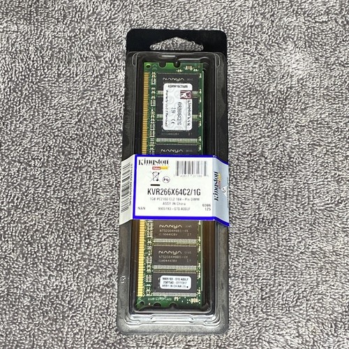 Kingston Value RAM 1GB x1 266MHz KVR266X64C2/1G DDR PC2100 DIMM CL2 ...